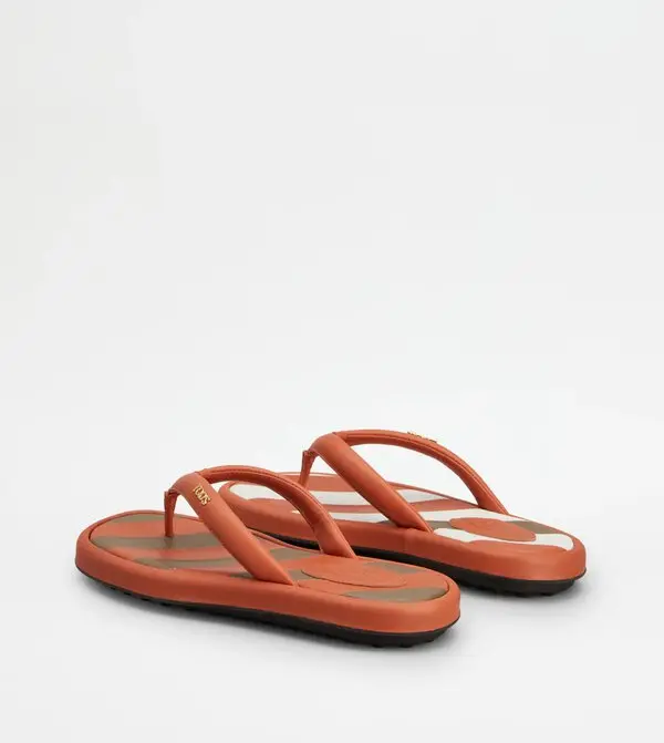 TOD'S Striped Detail Flip Flops