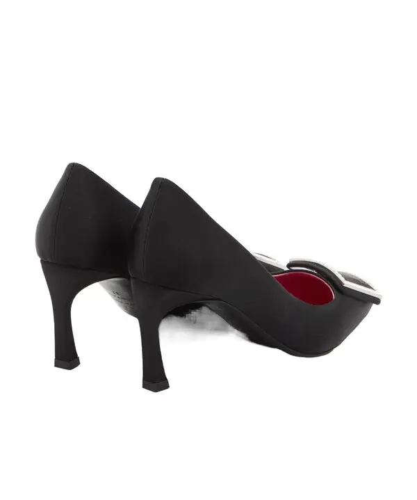 ROGER VIVIER Trompette Crystal Buckle Pumps