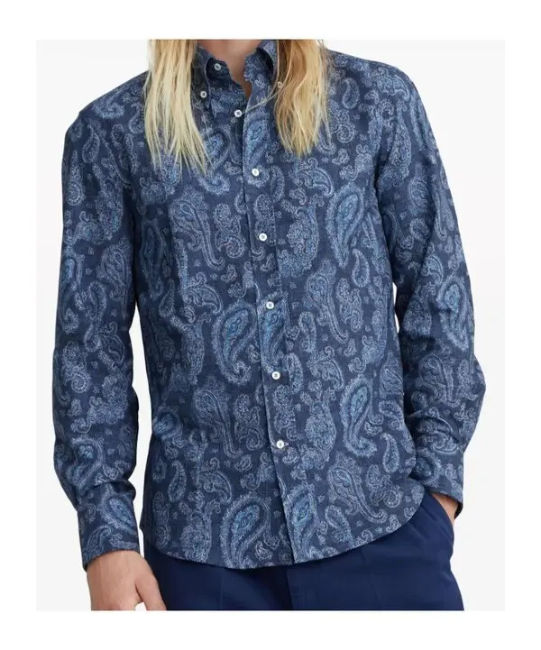 Brunello Cucinelli Paisley-print Cotton Shirt