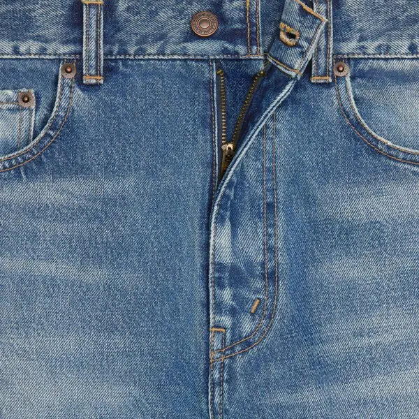 Celine Cotton Denim Flare Jeans