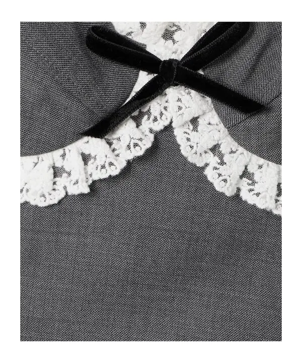 SHUSHU/TONG Lace Detail Dress