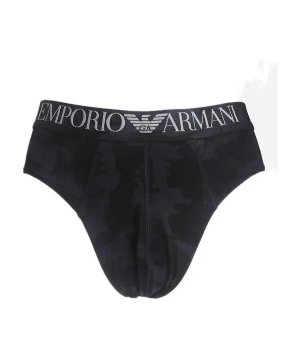 Emporio Armani Printed Logo Underwear - Black