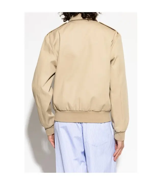 A.p.c. Zip-up Bomber Jacket - Beige