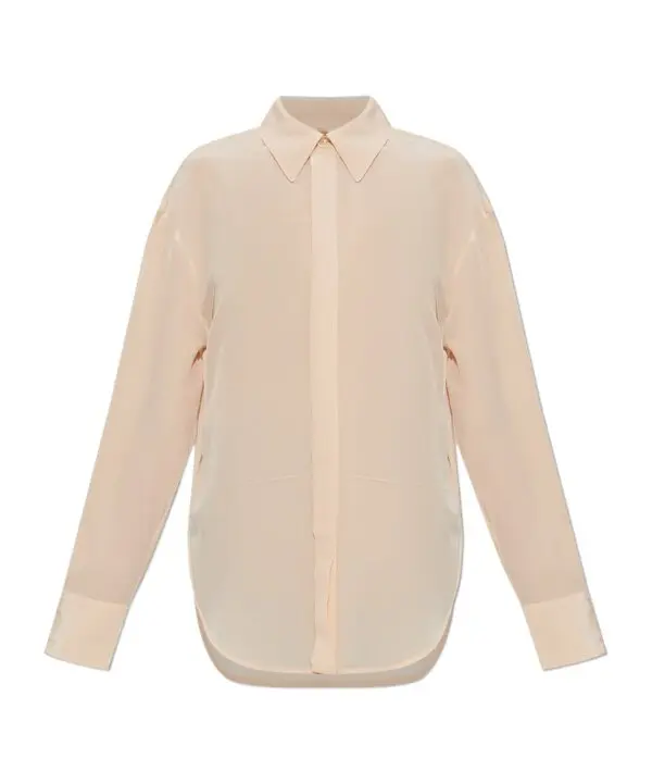 Victoria Beckham Long Sleeve Shirt - Pink
