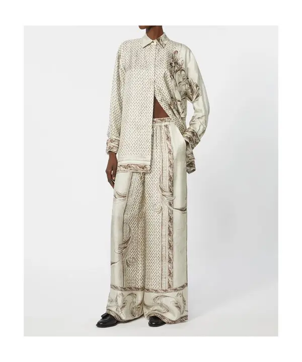 Max Mara Palude Pattern-printed Wide-leg Trousers - No