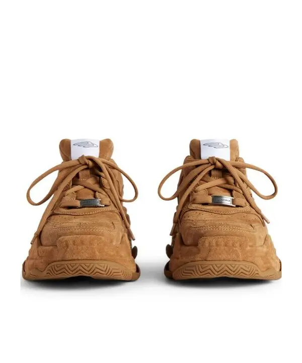 Balenciaga Triple S Chunky Sneakers - Brown