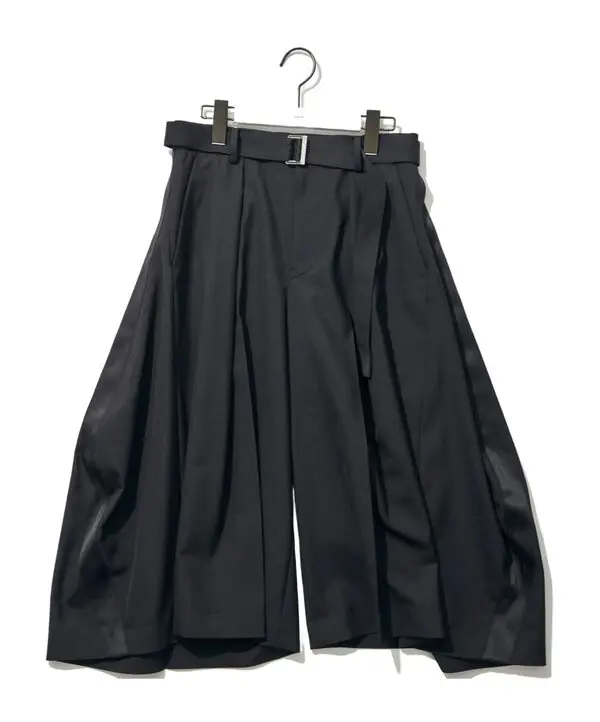 Sacai Wide-leg Cropped Trousers