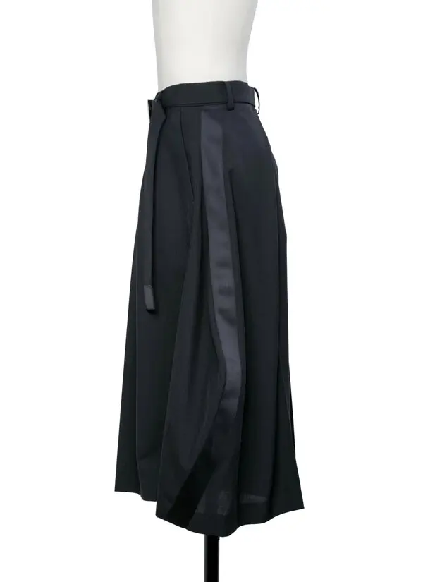 Sacai Wide-leg Cropped Trousers