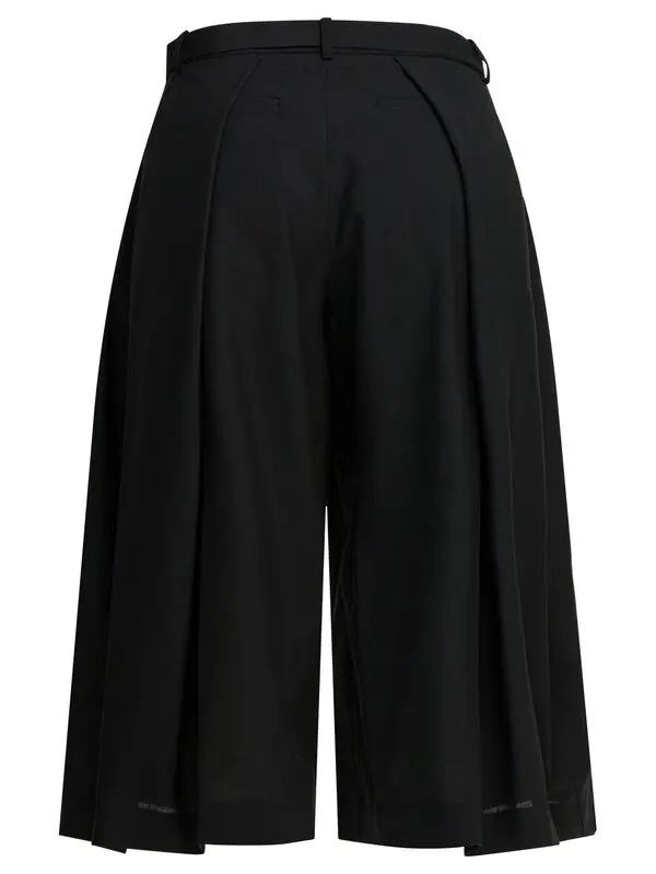 Sacai Wide-leg Cropped Trousers