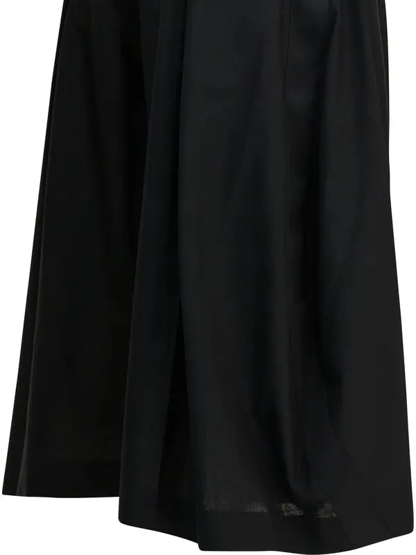 Sacai Wide-leg Cropped Trousers