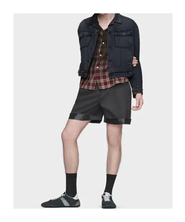 MAISON MARGIELA Ombre Plaid Buttoned Shirt