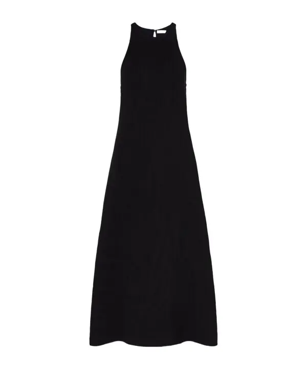 BLAZÉ MILANO Skyros Pleated Midi Dress - Black