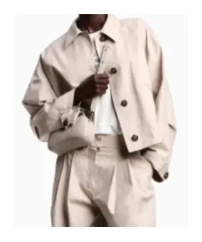 Emporio Armani Cropped Cotton Jacket