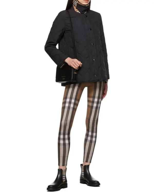 Burberry Checked Chelsea Boots