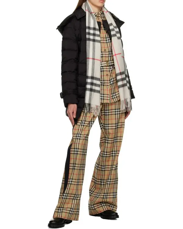 Burberry Checked Chelsea Boots