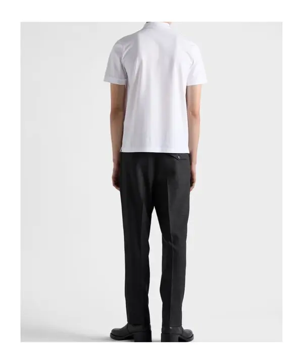 Prada Piqué Polo Shirt