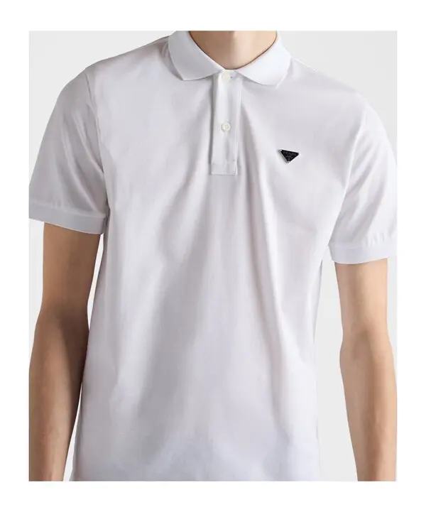Prada Piqué Polo Shirt