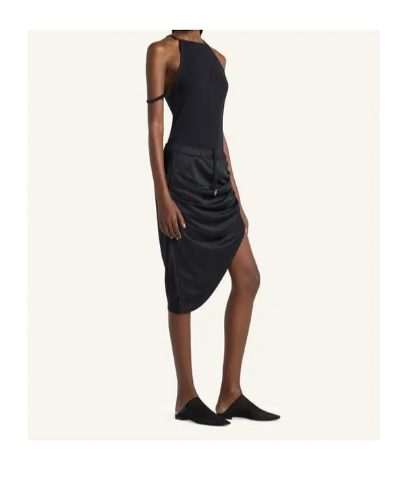 COURREGES Courrèges Ribbed Halter Top With Buckle Detail