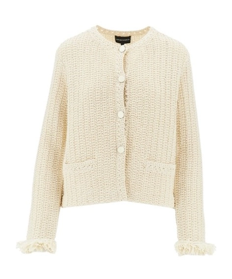 Emporio Armani Textured Pocket Cardigan - No