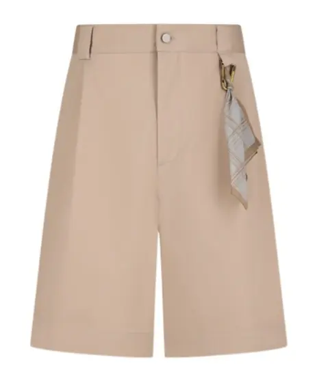 DARKPARK Tailored Shorts With Embellishment - Nude