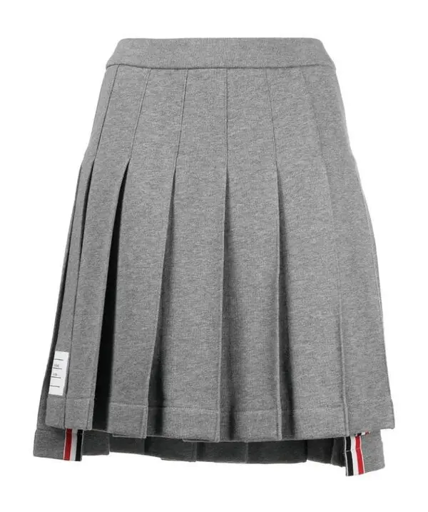 Thom Browne High-low Hem Pleated Skirt