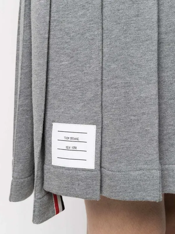 Thom Browne High-low Hem Pleated Skirt