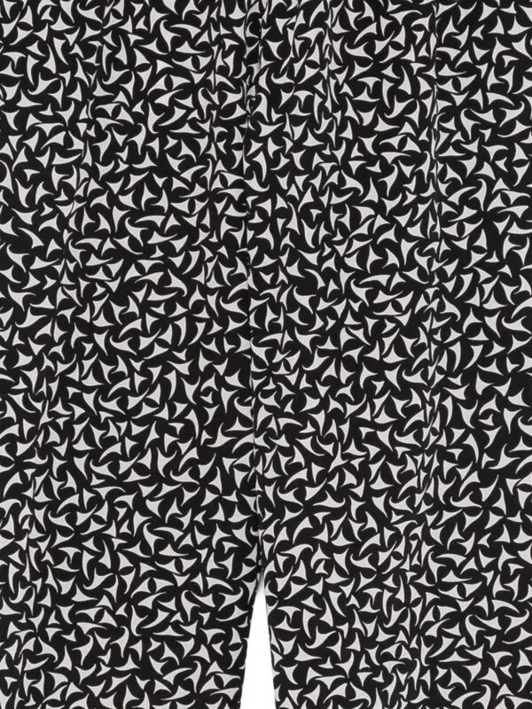 Dries Van Noten All-over Print Elasticated Waistband Pants