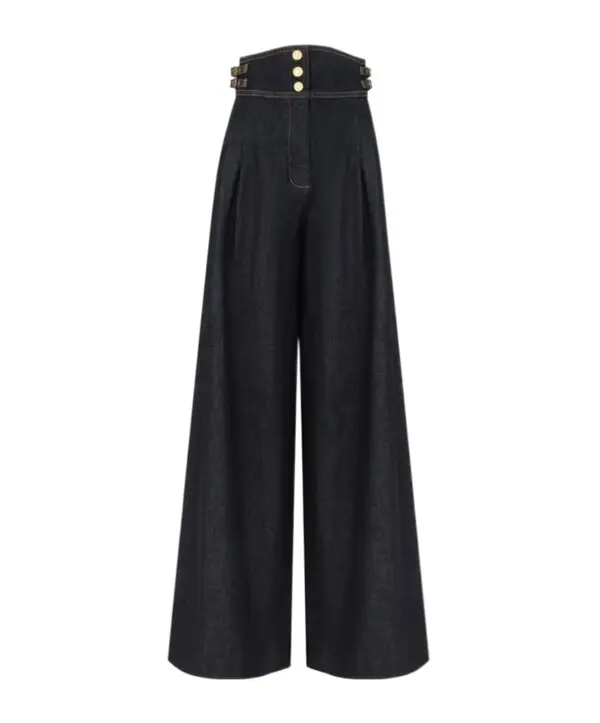 Zimmermann Rebellion High-waisted Jeans - Black