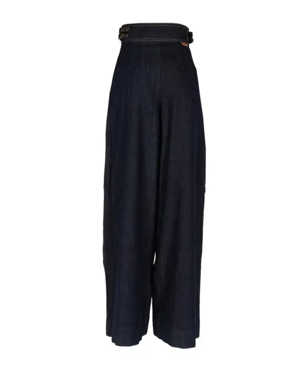 Zimmermann Rebellion High-waisted Pleated Jeans