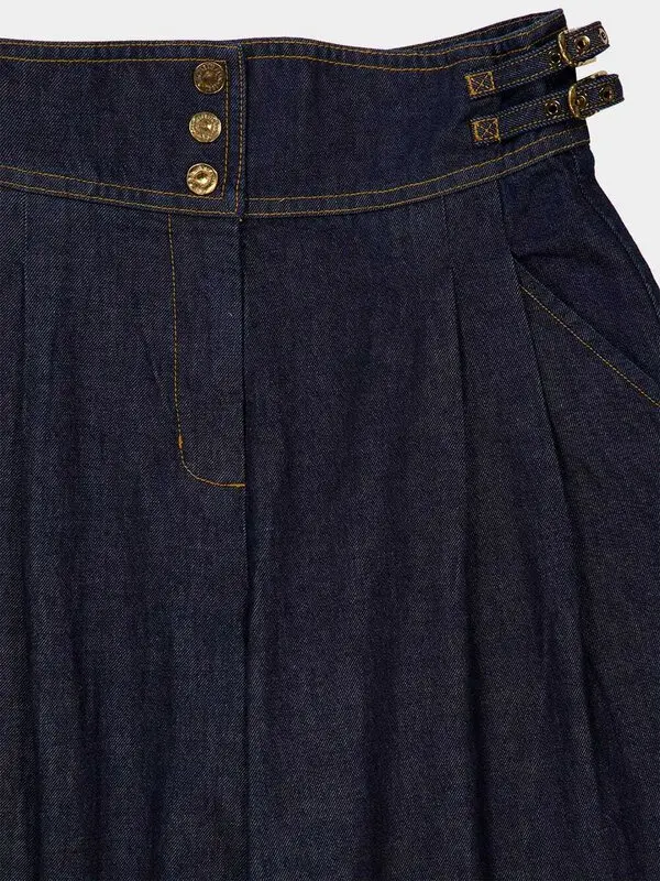 Zimmermann Rebellion High-waisted Pleated Jeans