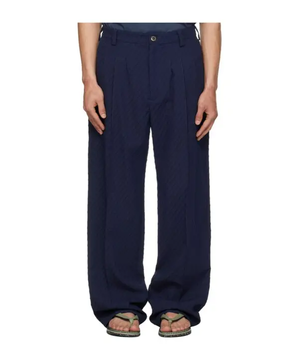 KIKO KOSTADINOV Navy Noro Trousers - Abyss Blue