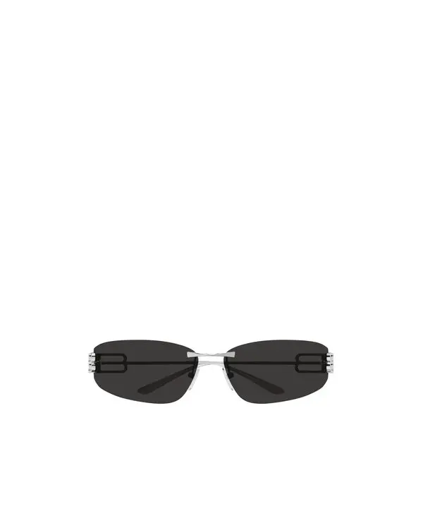 Balenciaga Rectangular Frame Sunglasses - Black