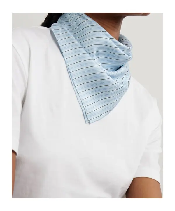 TOTEME Striped Silk Scarf