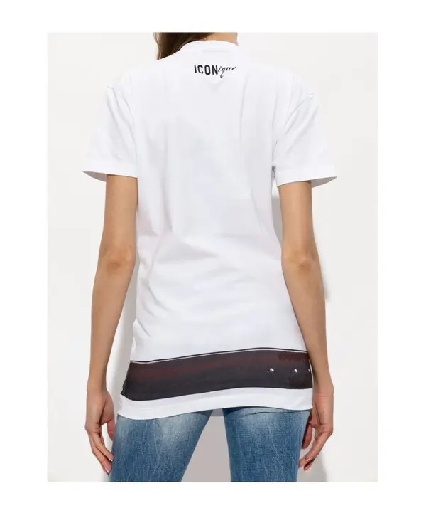 Dsquared2 Iconique Belt Print T-shirt