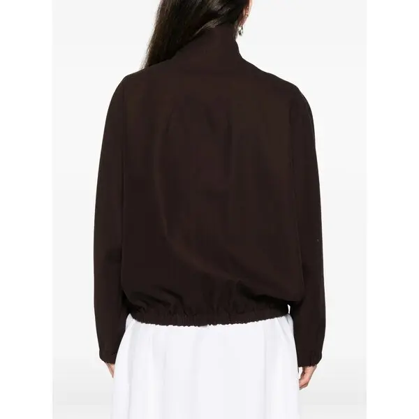 COURREGES Courrèges Zip-up Jacket With Stand Collar And Buckle Detail