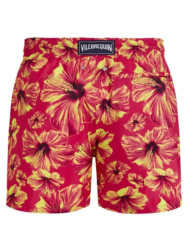 Vilebrequin Hibiscus Print Swim Shorts - Red