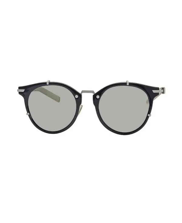 Dior Silver Logo Sunglasses - Gray