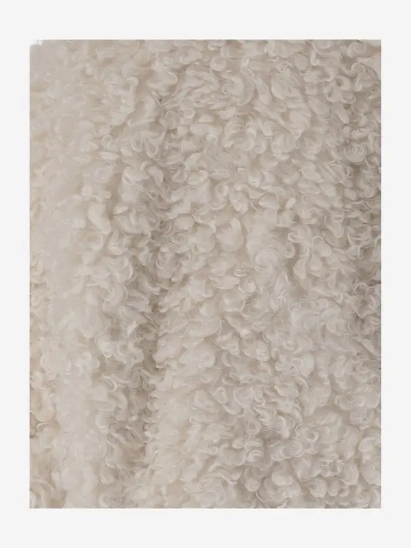 STAND STUDIO Samara Faux Fur Jacket - Nude