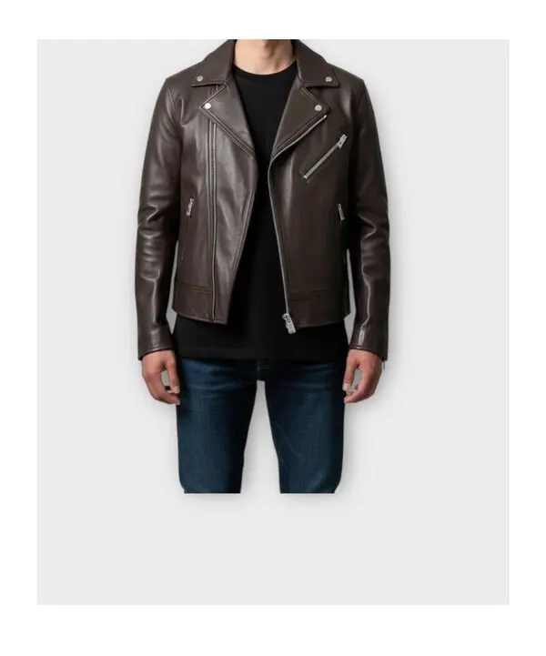 Loewe Nappa Leather Biker Jacket