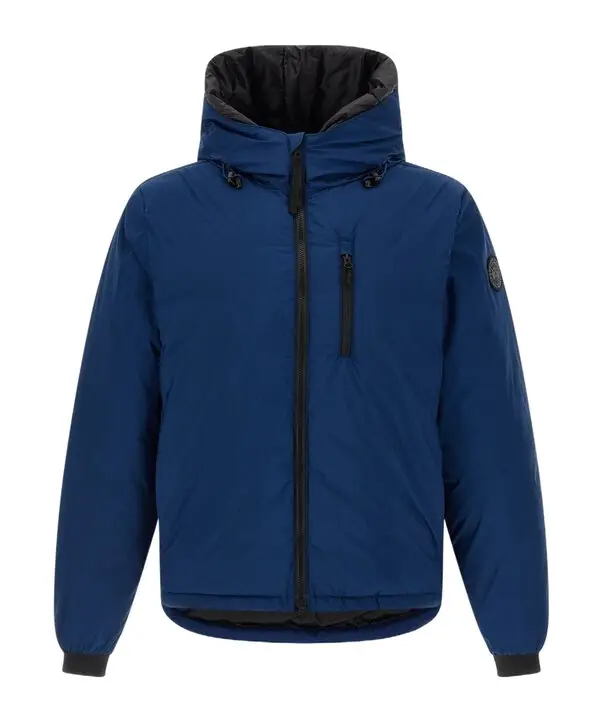 Canada Goose Lodge Hooded Down Jacket - Blue