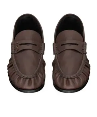 Saint Laurent Le Loafer Slip-on Flat - Black