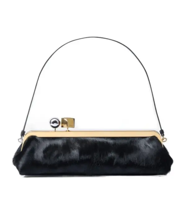 Jacquemus Salon Clutch Bag - Black