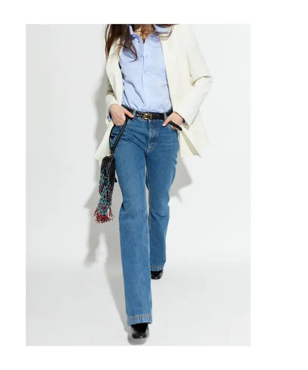 Etro Paisley Printed Long-sleeved Shirt - Light Blue