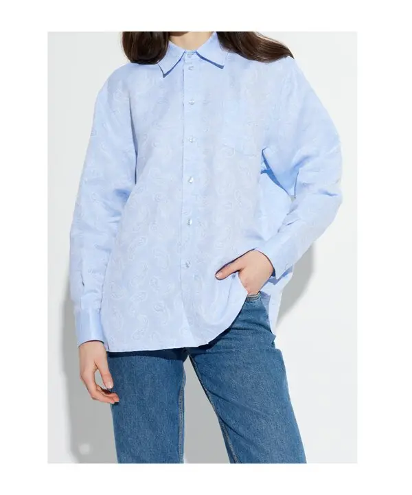 Etro Paisley Printed Long-sleeved Shirt