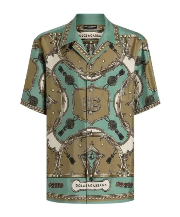 Dolce & Gabbana Dolce Gabbana Foulard Print Short-sleeve Shirt