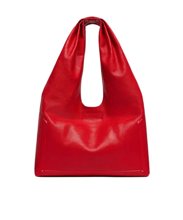 MAISON MARGIELA Medium Box Shoulder Bag - Red