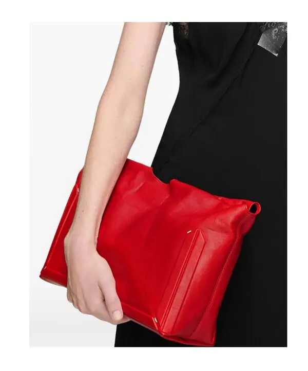 MAISON MARGIELA Medium Box Shoulder Bag - Red