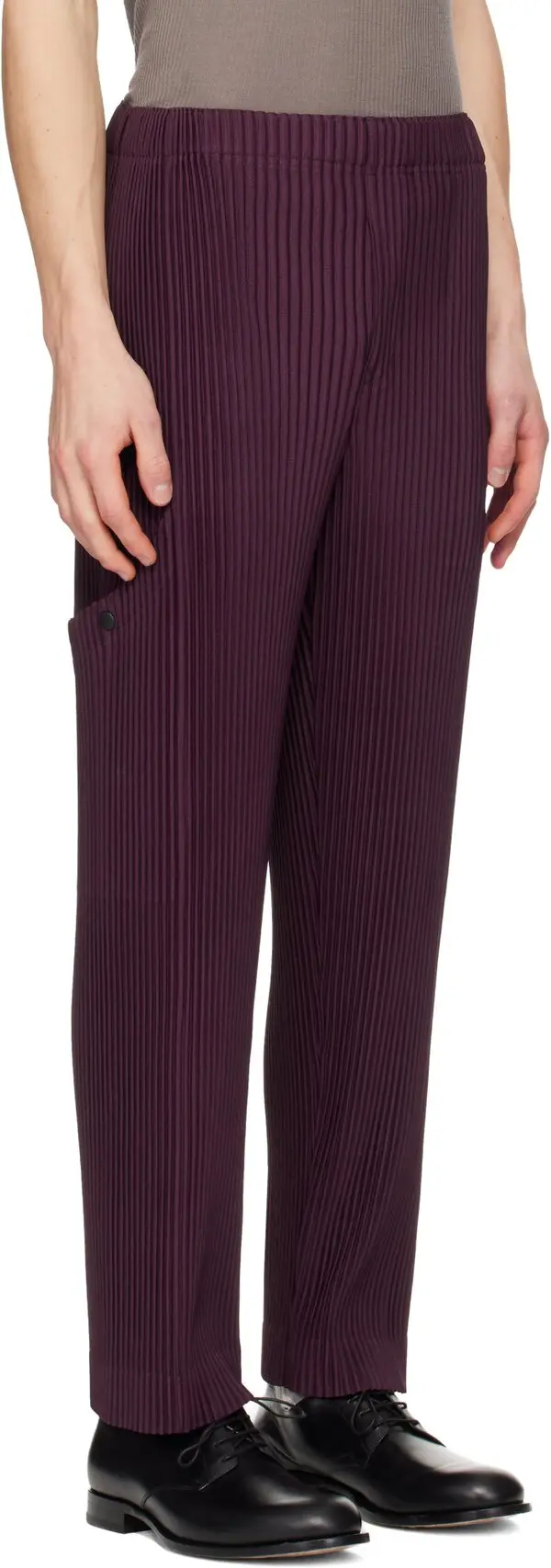 Issey Miyake Homme Plissé Quarry Pleated Trousers