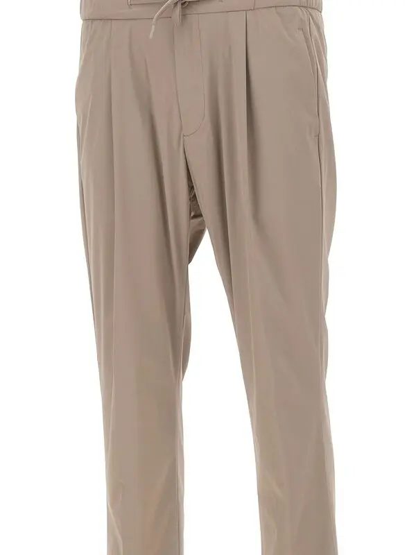 Herno Straight-leg Trousers With Drawstring Detail