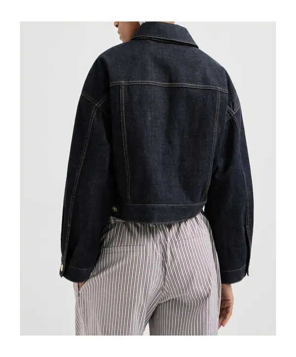 Brunello Cucinelli Long Sleeve Denim Jacket